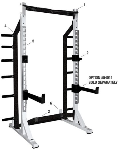 York STS Self Standing Half Rack - Expert Fitness Supply