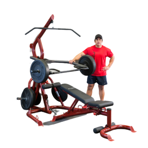 Body-Solid Adjustable Weight Bench w/ Leg Developer & Preacher Curl