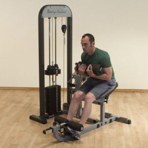 Body-Solid Pro-Select Ab & Back Extension Selectorized Machine GCAB-STK