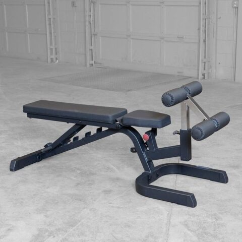 Body-Solid Adjustable Weight Bench w/ Leg Developer & Preacher Curl