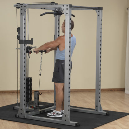Body-Solid Power Rack Home Gym Squat Rack Package GPR378P4