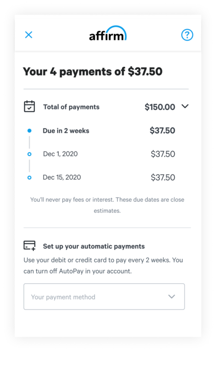 Affirm - Buy Now, Pay Later - Expert Fitness Supply